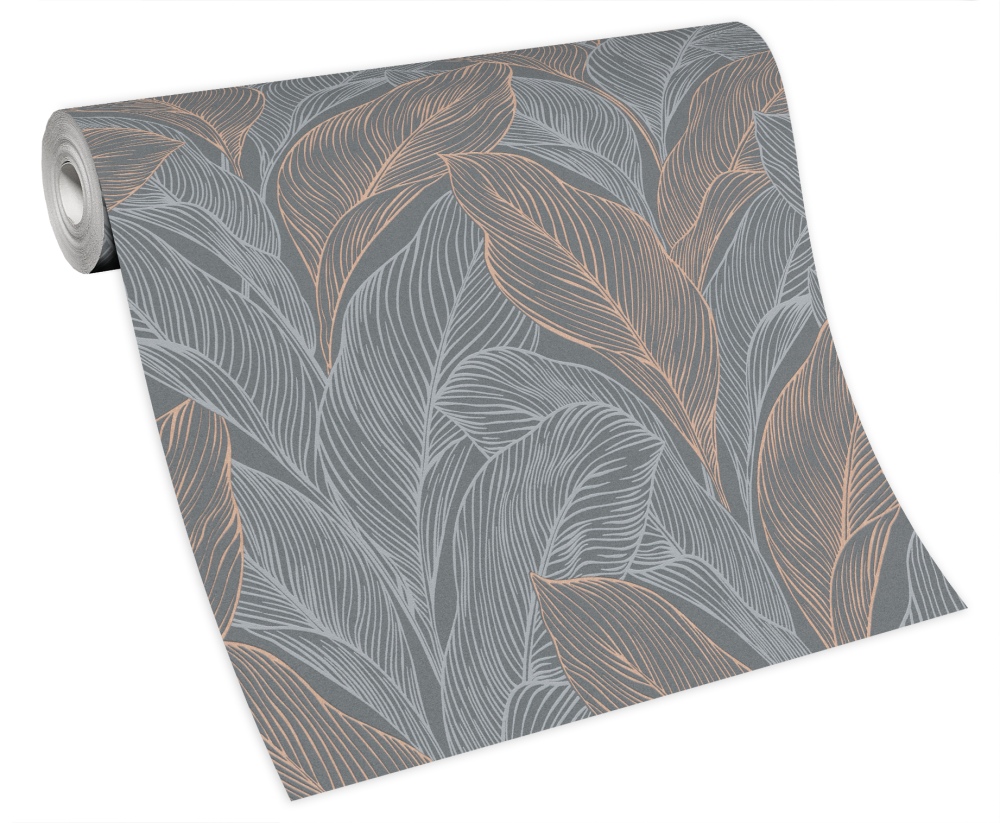 Tapeta COLLAGE, Erismann, Leaves hnědá šedá, 10282-10